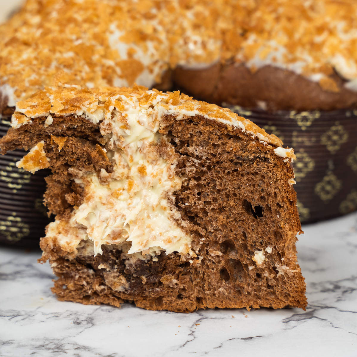 Artisan Colomba with CIOKOCEREALI flavor Stuffed | SicilyAddict